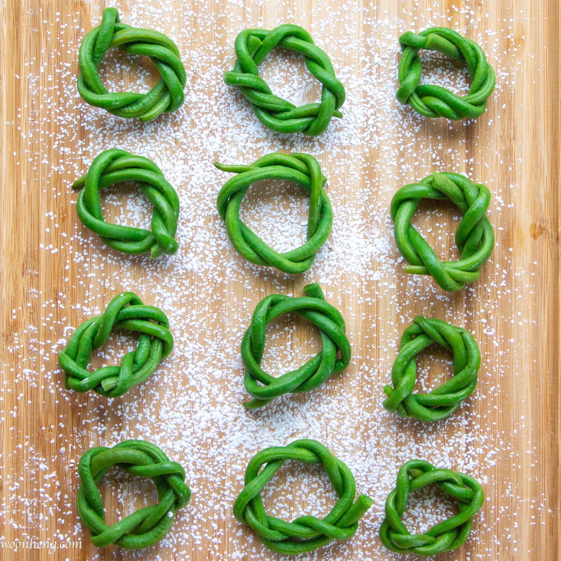 Make this Stuffed Long Bean with a spicy gravy today - WoonHeng
