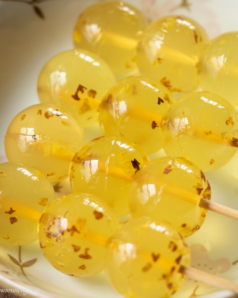 Osmanthus Konnyaku Jelly Balls - 桂花果冻 - WoonHeng
